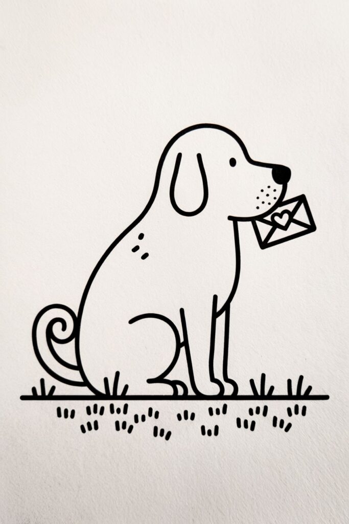 Simple Dog Drawings for Beginners - A Minimalistic Collection