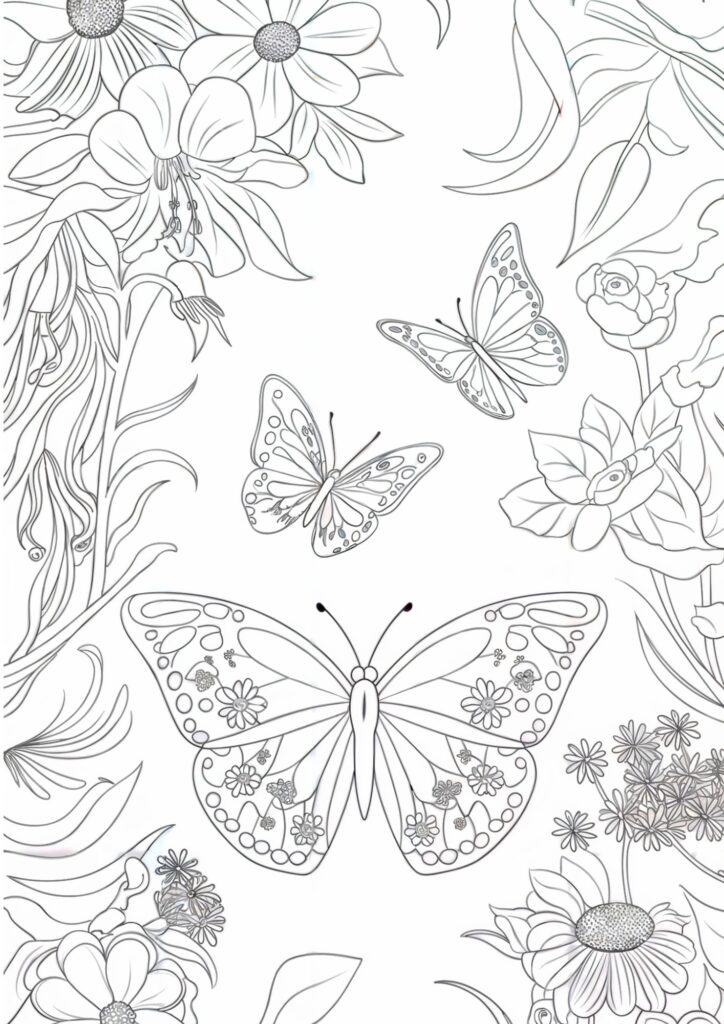 17 Beautiful Spring Coloring Pages For Adults You’ll Fall In Love With