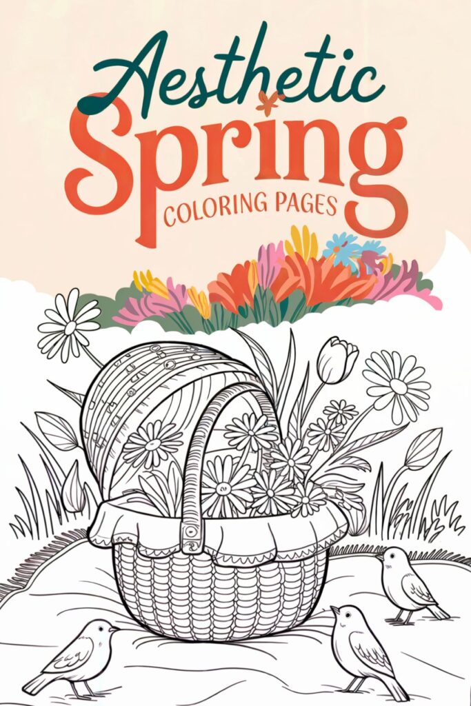 17 Beautiful Spring Coloring Pages For Adults You’ll Fall In Love With