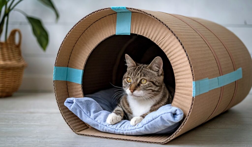 DIY Cat Bed Ideas That Look Cute and Cost Next to Nothing