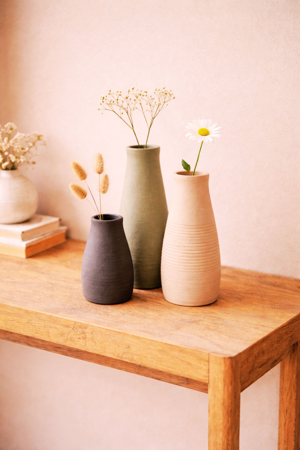 Simple DIY Air Dry Clay Vases You Can Make in One Day